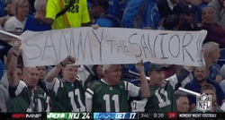 Sam Darnold The Savior Poster By Fans GIF | GIFDB.com