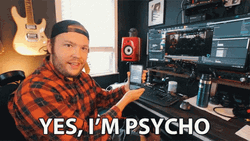 Sam Gorski Yes I'm Psycho GIF | GIFDB.com