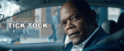 Samuel Jackson Clock Ticking Tick Tock GIF | GIFDB.com
