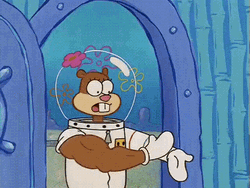 Sandy Cheeks Flex Muscle GIF | GIFDB.com