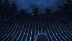 Sanemi Above The Roof At Night GIF | GIFDB.com