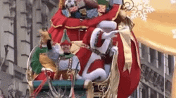 Santa Claus Waving Around GIF | GIFDB.com
