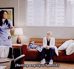 Sara Ramirez Ranting Angrily In Spanish GIF | GIFDB.com