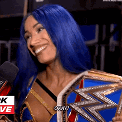 Sasha Banks Big Grin GIF | GIFDB.com