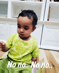 Sassy Baby Shaking Finger Meme GIF | GIFDB.com