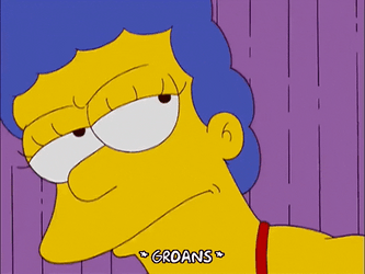 Sassy Marge Simpson Side Eye GIF | GIFDB.com