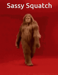 Sassy Squatch Big Foot GIF | GIFDB.com