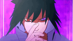 Sasuke Uchiha Fighting Monster Anime Fights GIF | GIFDB.com