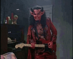Satan Snl Playing Guitar GIF | GIFDB.com