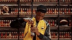 Sauce Gardner Opening Sauce Bottle GIF | GIFDB.com