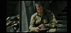Saving Private Ryan Tom Hanks Sitting GIF | GIFDB.com