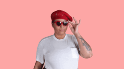 Say What Ouu Girl With Red Cap GIF | GIFDB.com