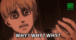 Scared Armin Arlert Asking Why GIF | GIFDB.com