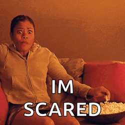 Scared Regina Hall Eating Popcorn Meme GIF | GIFDB.com