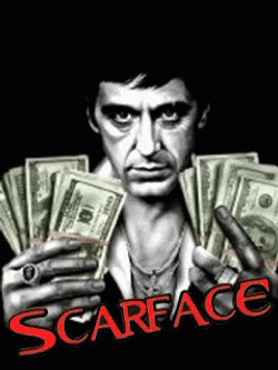 Scarface Tony Montana Holding Money GIF | GIFDB.com