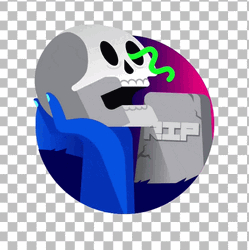 Scary Skull Skeleton Coming Forward GIF | GIFDB.com