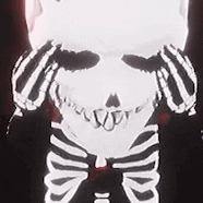 Scary Skull Laughing GIF | GIFDB.com