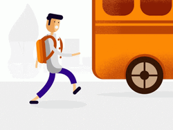 School Bus Running Late GIF | GIFDB.com