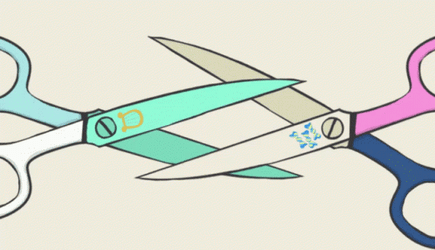 Scissors Clashing Blades Animation GIF | GIFDB.com