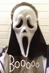 Scream Boo Scary Face GIF | GIFDB.com
