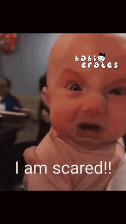 Screaming Baby Crying In Fear GIF | GIFDB.com