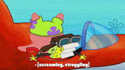 Screaming Patrick Struggle Bus GIF | GIFDB.com