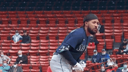 Seattle Mariners Win Jp Crawford Playful Smile GIF | GIFDB.com