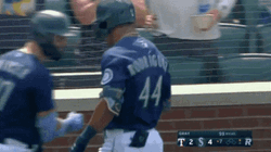 Seattle Mariners Win Julio Rodriguez Greeting Fans GIF | GIFDB.com