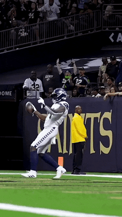 Seattle Seahawks Player Backward Dance GIF | GIFDB.com