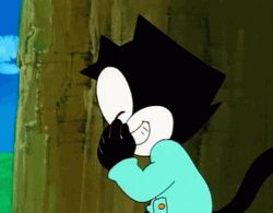 Secret Laughing Felix The Cat GIF | GIFDB.com