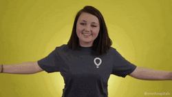 Sending Air Hug Smiling Girl GIF | GIFDB.com