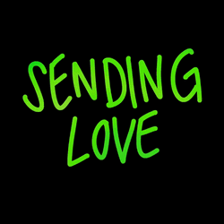 Sending Love Spread Love Heart GIF | GIFDB.com