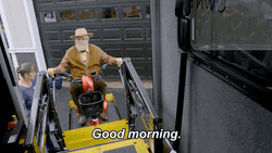 Senior Citizen Getting A Lift GIF | GIFDB.com