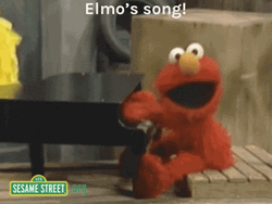 Sesame Street Elmo Playing Piano GIF | GIFDB.com