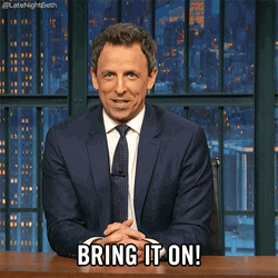 Seth Meyers Bring It On GIF | GIFDB.com