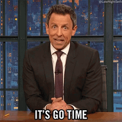 Seth Meyers It's Go Time GIF | GIFDB.com