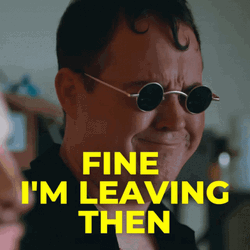 Shane Gillis Dark Shades Fine Im Leaving GIF | GIFDB.com