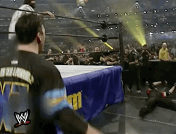 Shane Mcmahon Being Challenged GIF | GIFDB.com