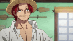 Shanks One Piece Silly Tongue Out Answer GIF | GIFDB.com