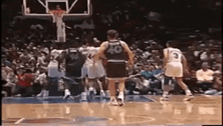 Shaq Dunking Net Falling GIF | GIFDB.com