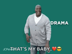 Shaquille O'neal Drama Bad Vibes Baby GIF | GIFDB.com