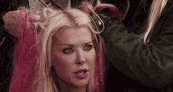 Sharknado April Wexler Laser Eyes GIF | GIFDB.com