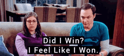 Sheldon Cooper Feels Like Winning GIF | GIFDB.com