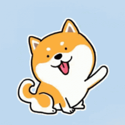 Shiba Inu Animated Sticker GIF | GIFDB.com