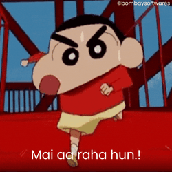 Shinnosuke Nohara Walking Fast Journey Self Discovery GIF | GIFDB.com