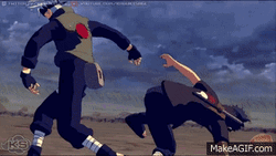 Shisui Using Body Flicker Technique To Kakashi GIF | GIFDB.com