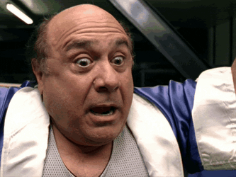 Shocked Danny Devito Looking Around GIF | GIFDB.com