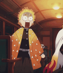 Shocked Demon Slayer Zenitsu GIF | GIFDB.com
