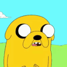 Shocked Jake Adventure Time Gasp GIF | GIFDB.com