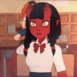 Shocked Meru Succubus GIF | GIFDB.com